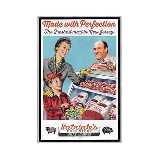 iCanvas "Satriale's Pork Store" by Ads Libitum Framed - Bed Bath & Beyond - 37655171